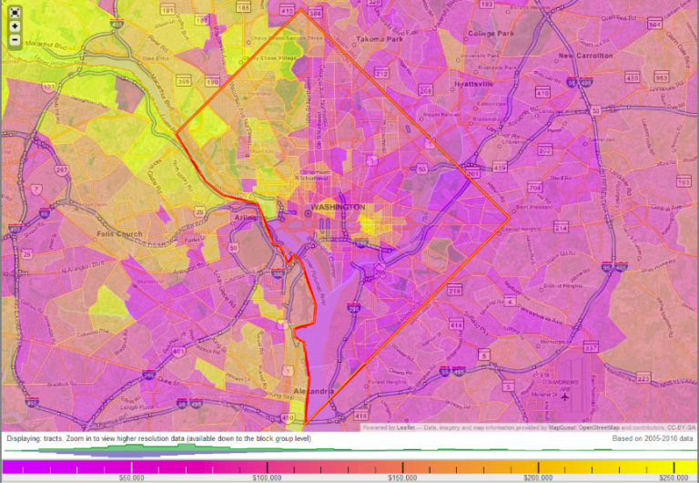 Are Neighborhoods with Higher Incomes more Green?